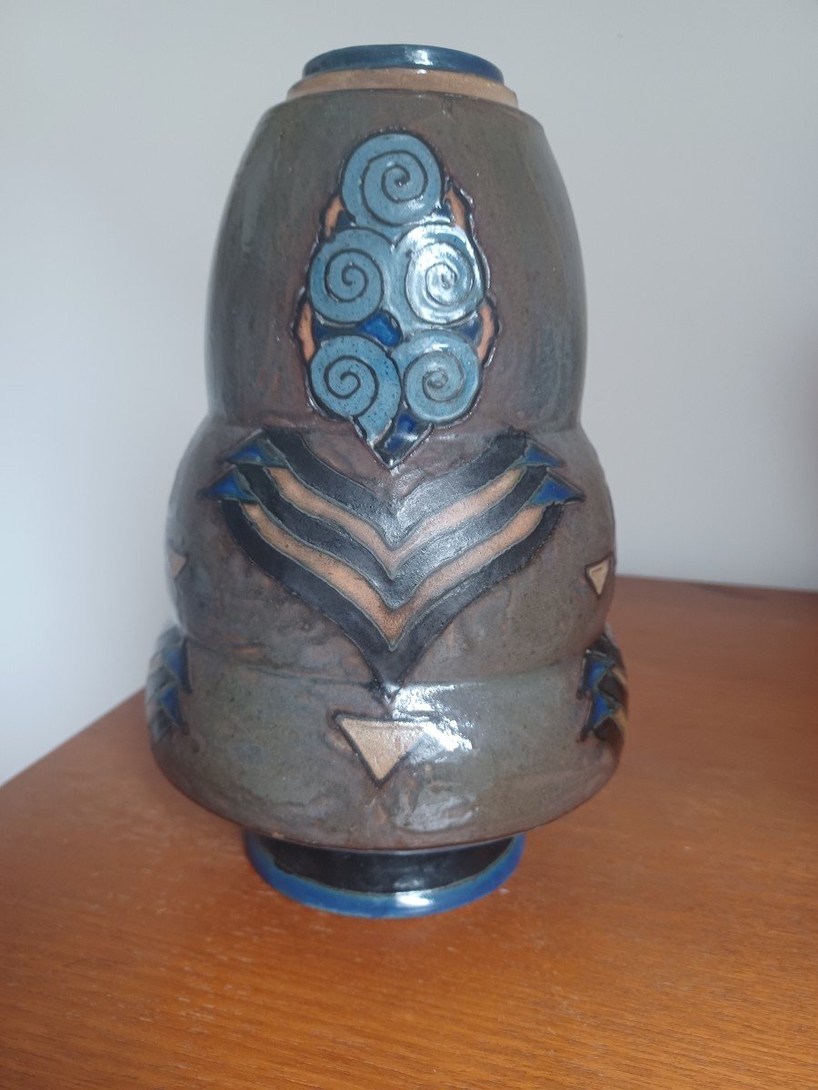 Proantic: Vase Odetta Par René Beauclair, Bretagne