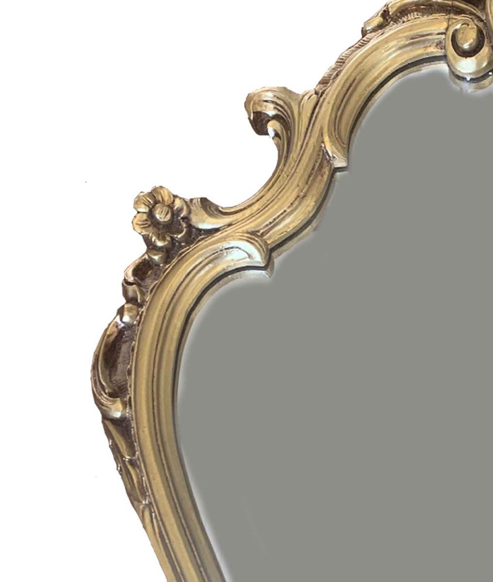 Proantic: Rocaille Style Golden Mirror