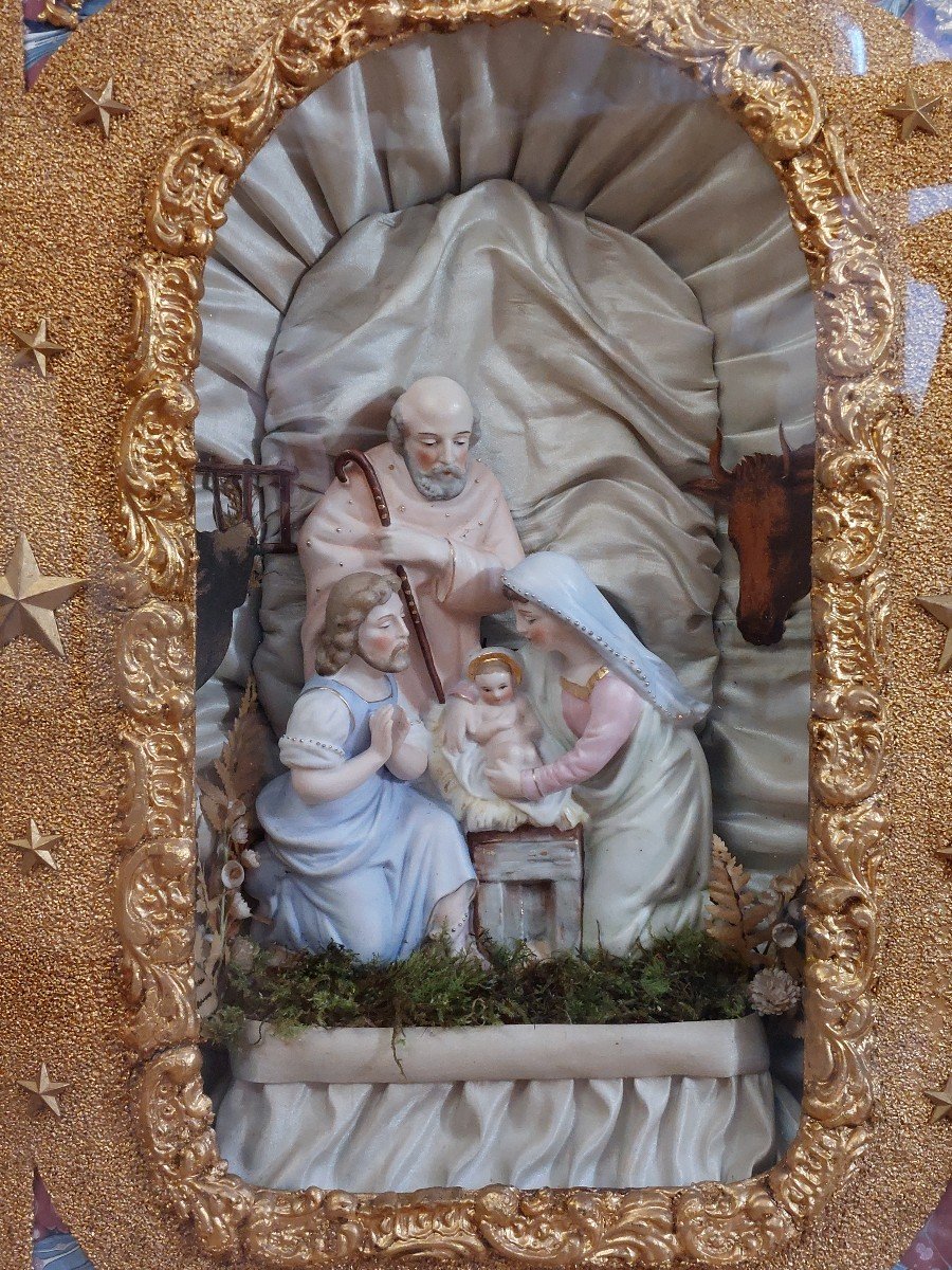 Proantic: German Porcelain Nativity Scene. 19th Century And Its Music