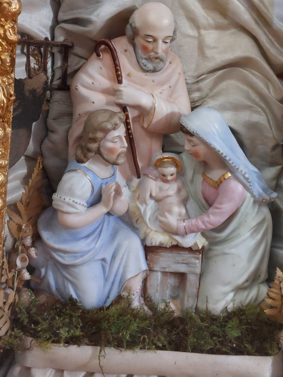Proantic: German Porcelain Nativity Scene. 19th Century And Its Music
