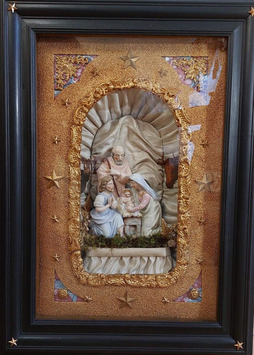 Proantic: German Porcelain Nativity Scene. 19th Century And Its Music