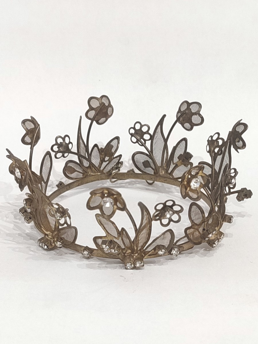 Proantic: Trembling Crown Of The Virgin. 19th Century