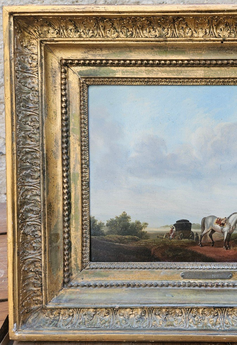 Proantic: Scène Champêtre Par Jacques Swebach-desfontaines 1769-1823