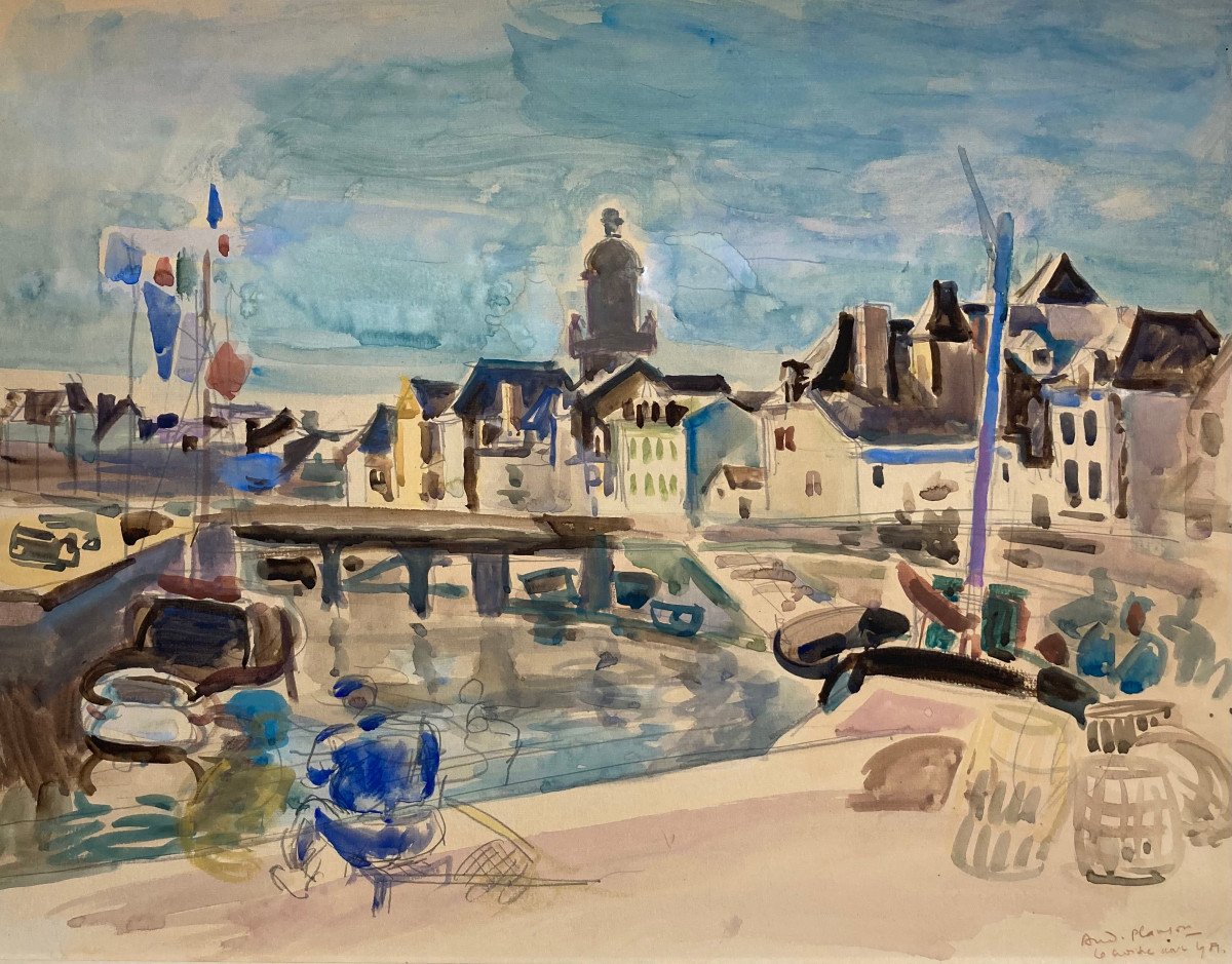 Proantic: André Planson 1898 1981 Le Croisic Août 1951