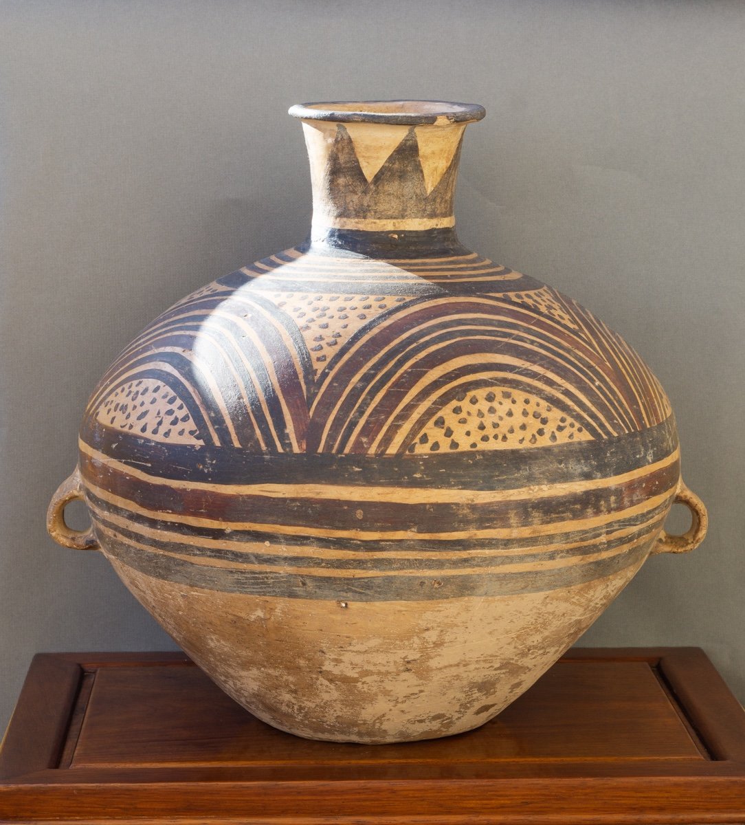 Proantic: Large Jar, Painted Terracotta, China, Majiayao Culture, Bans