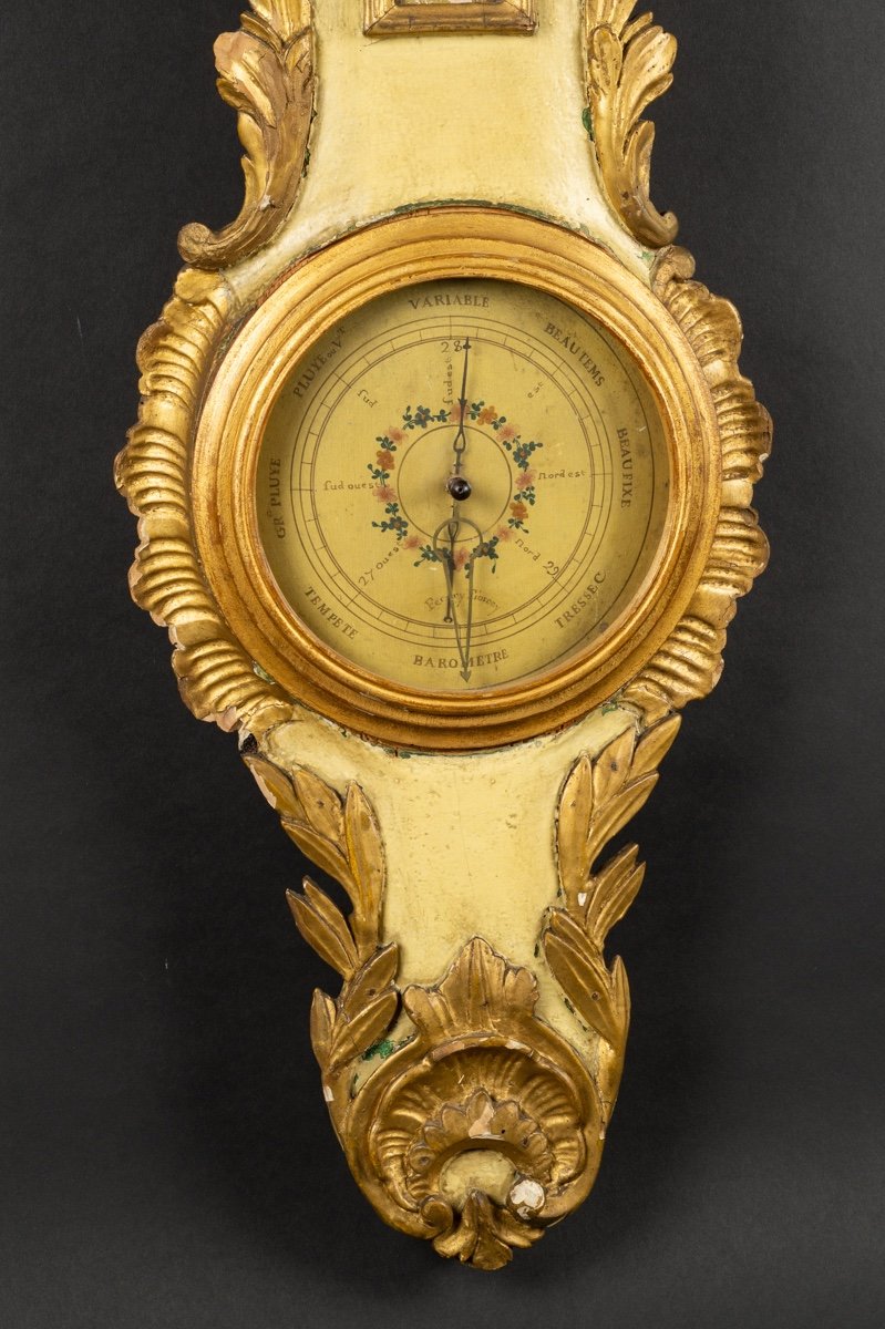 Proantic: Barometer - Golden Thermometer, Transition Louis XV - Louis