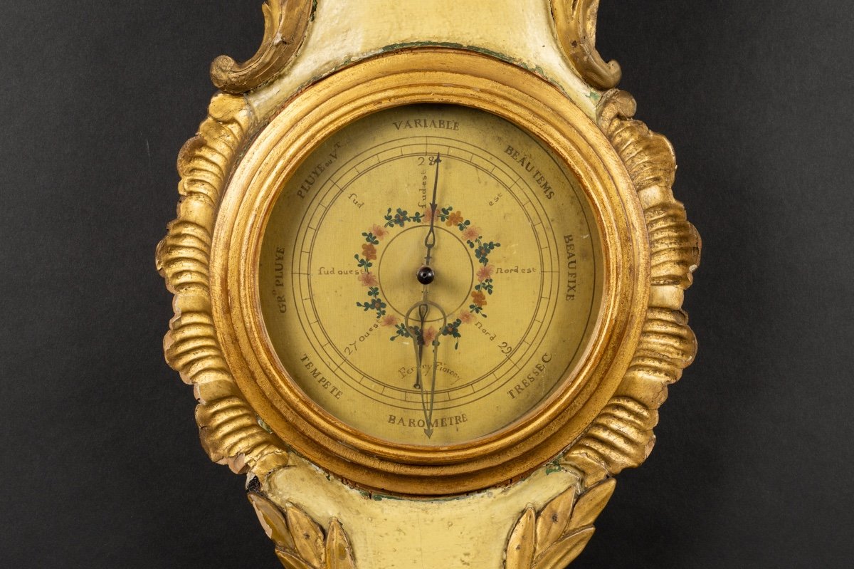 Proantic: Barometer - Golden Thermometer, Transition Louis XV - Louis