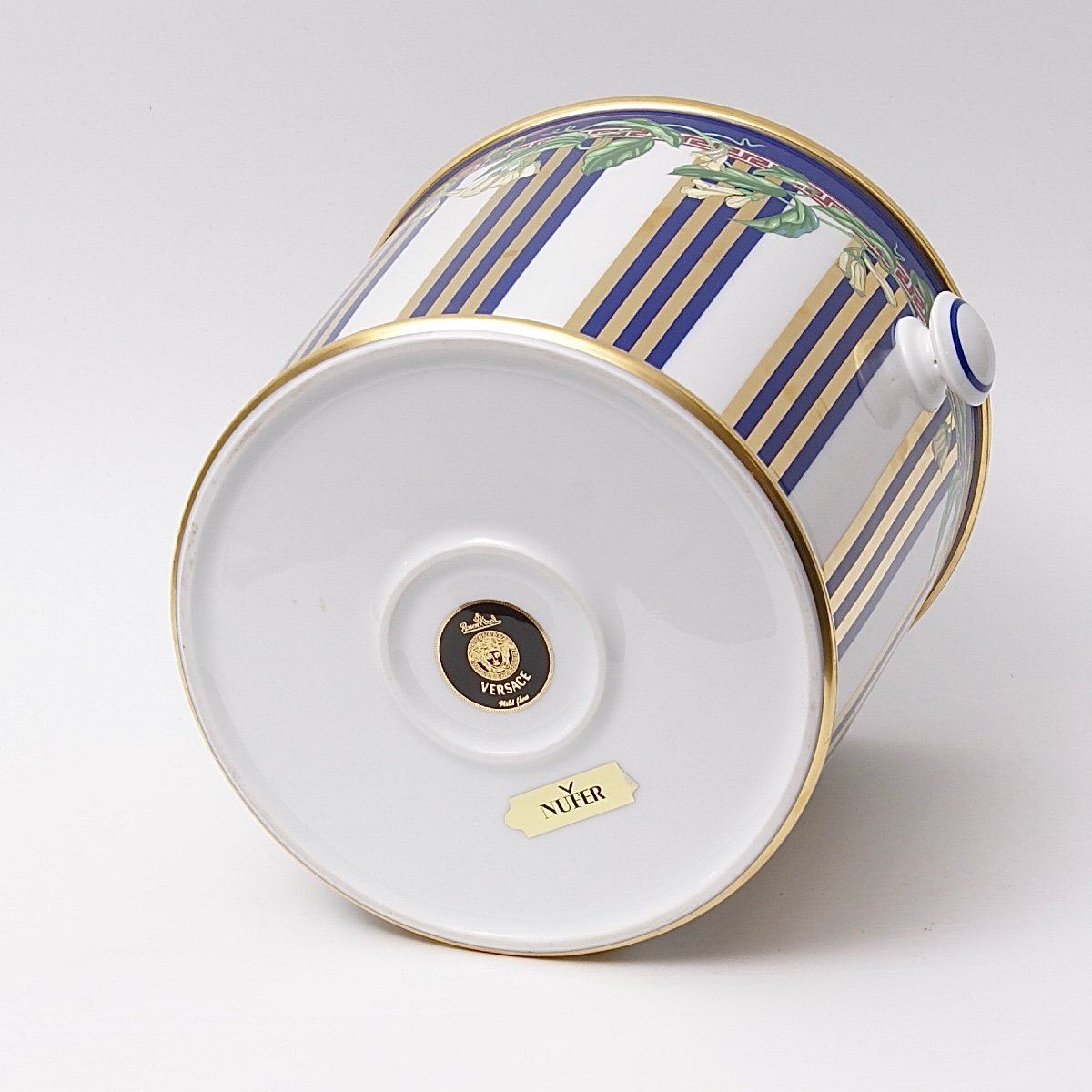 Proantic: Rosenthal Porcelain Cooler, Wild Flora Model, Versace Design