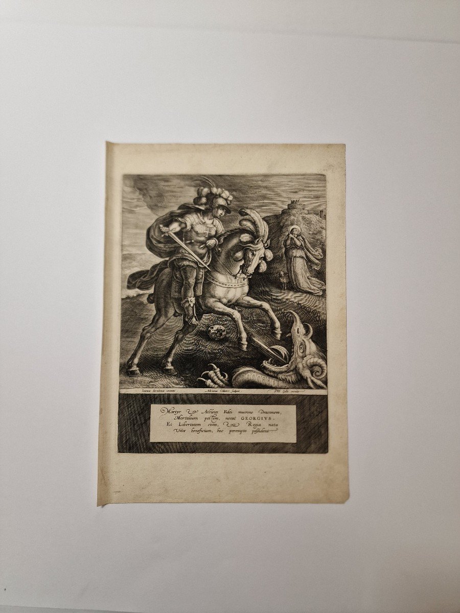 Proantic: St. George. Adrian Collaert.