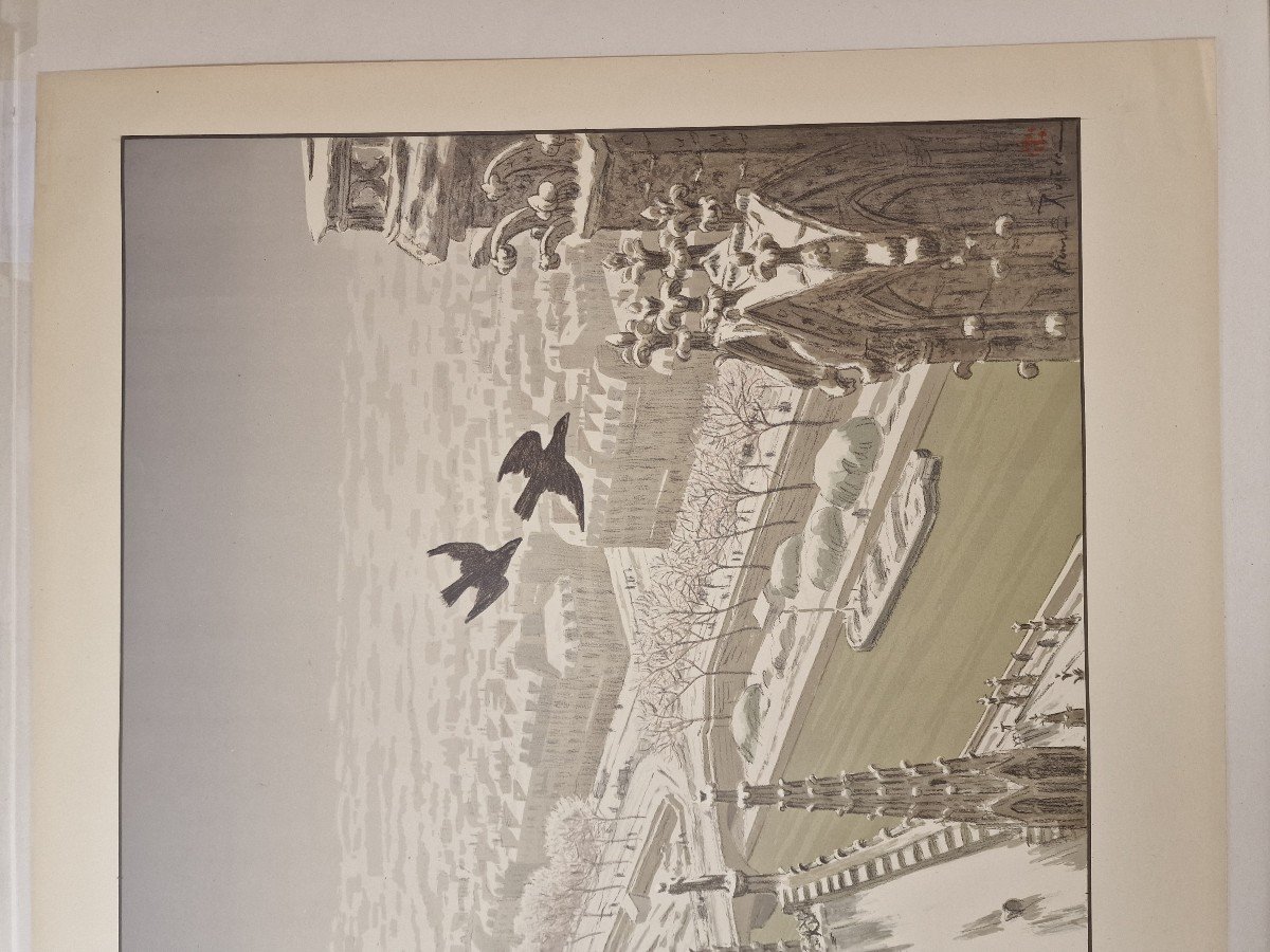 Proantic: Riviere Henri, From The Top Of The Towers Of Notre-dame.