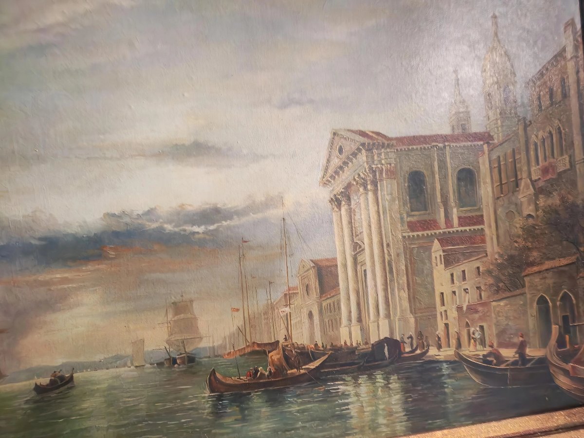 Proantic: Important 19th-century Oil-on-panel Painting Depicting A Ved