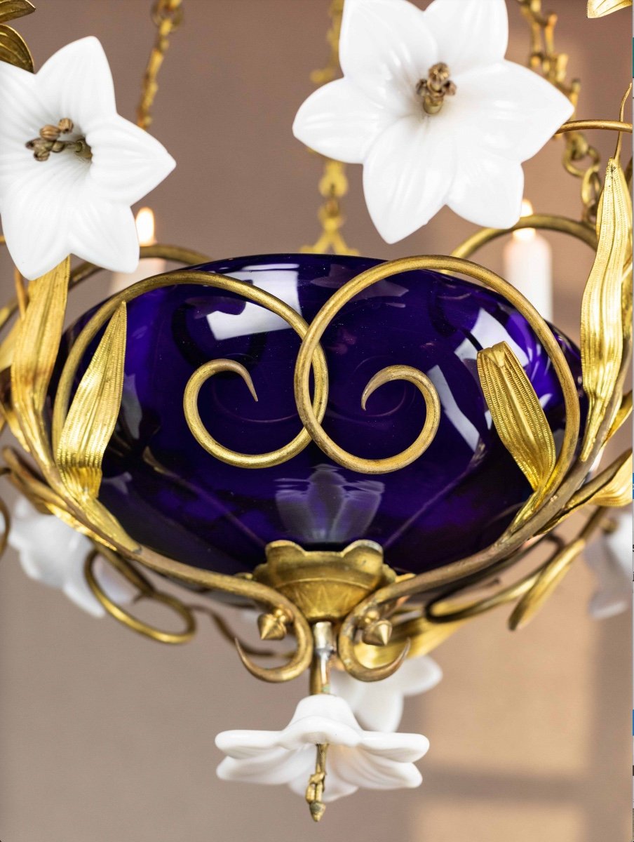 Floral Decorated Basin