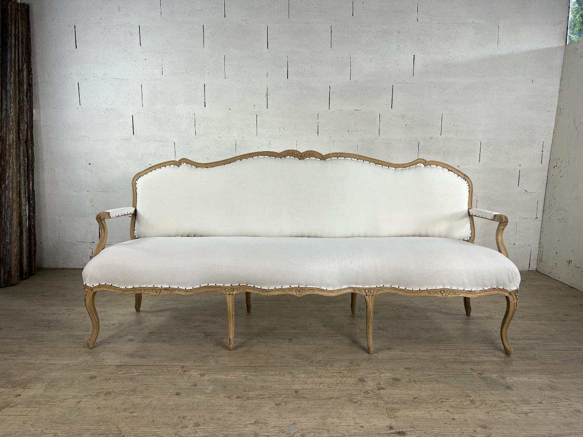 Proantic: Louis XV Style Bench From The 18th Century, Circa 1750–1770