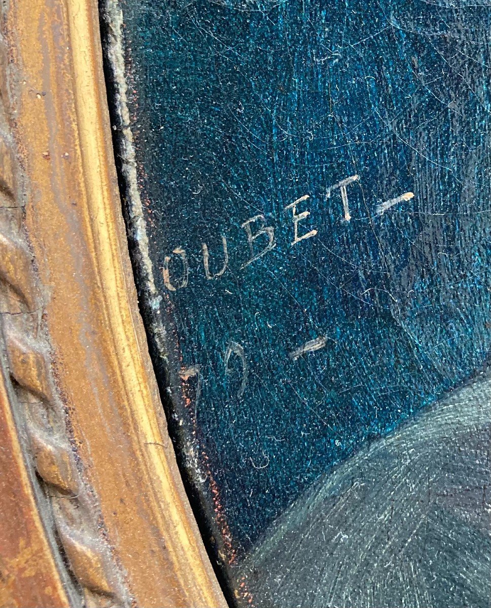 Proantic: Jean-louis Loubet (1841-1903). Portrait Of A Young Woman, 18