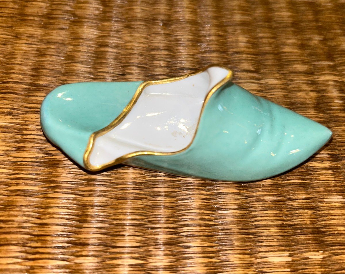 Proantic: Savate Porcelain Shoe, Meissen, Late 18th Century