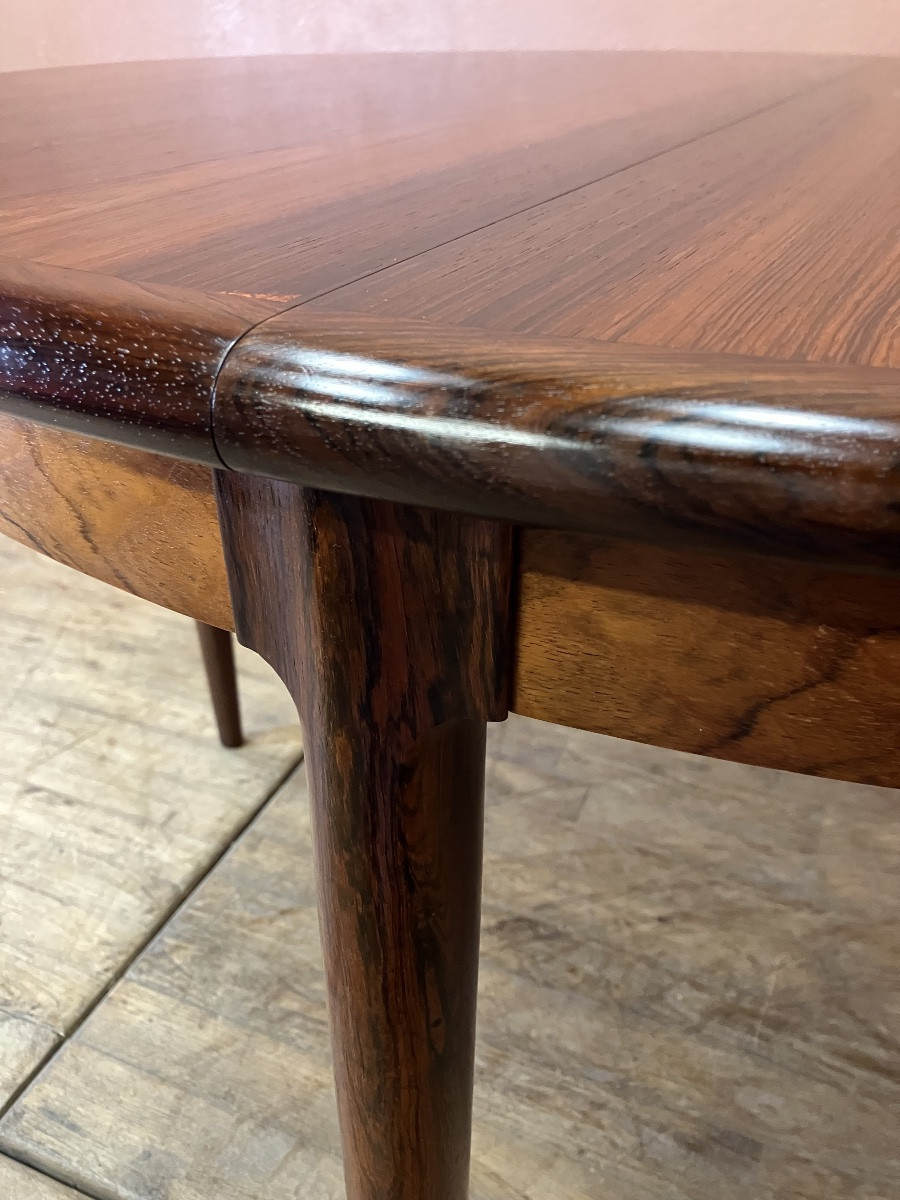 Proantic: Niels Otto Moller Scandinavian Round Dining Table In Rosewoo