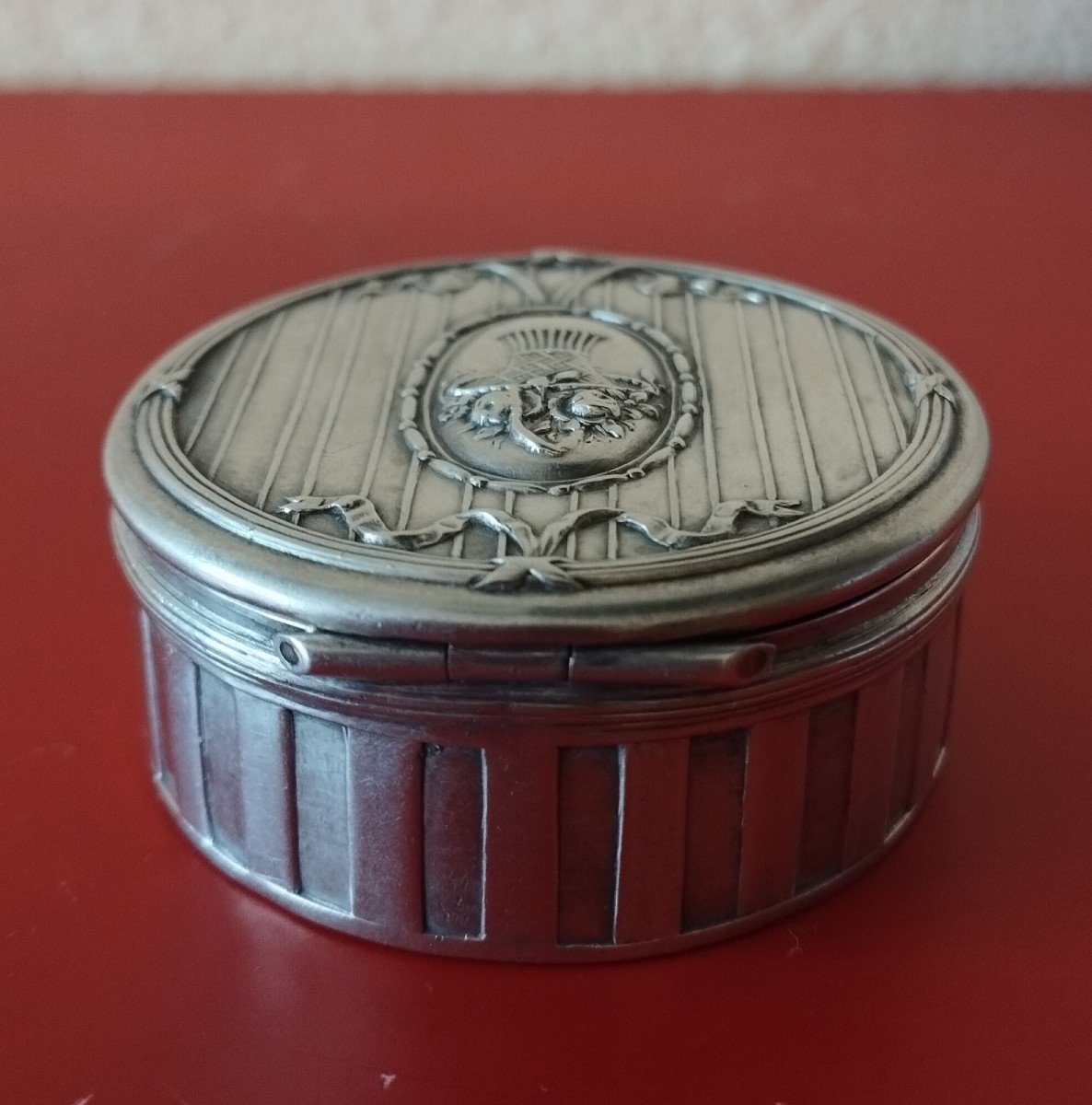 Proantic: Louis XVI Style Silver Pill Box