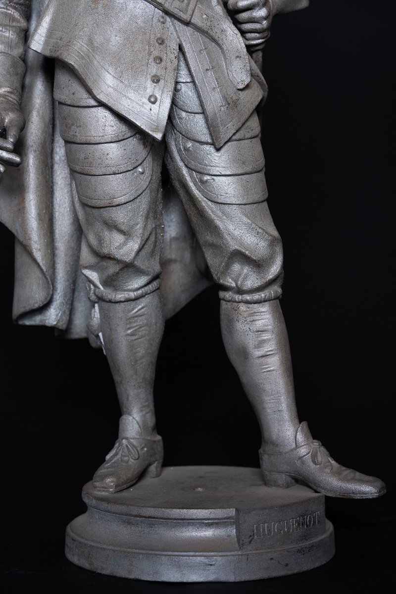 Pair Of Metal Statues