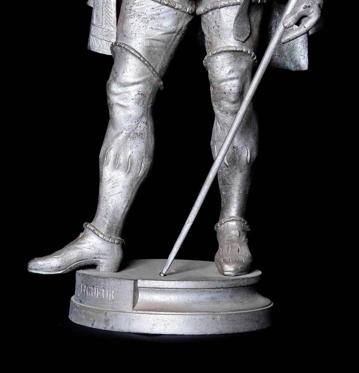 Pair Of Metal Statues