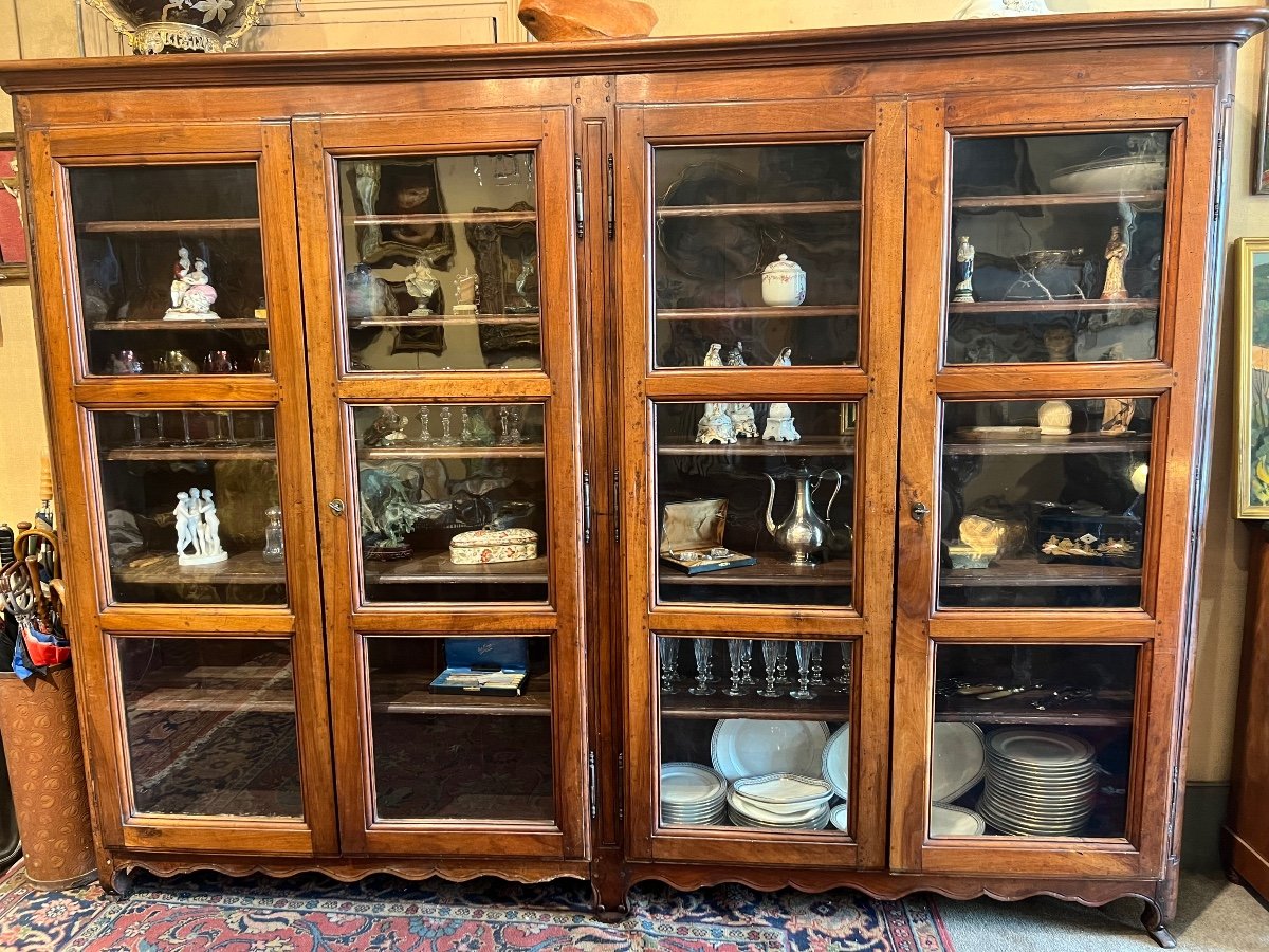 Proantic: 18th Century Library 4 Glass Doors