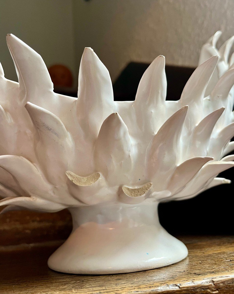 Proantic: Grande jardinière céramique Jean Roger