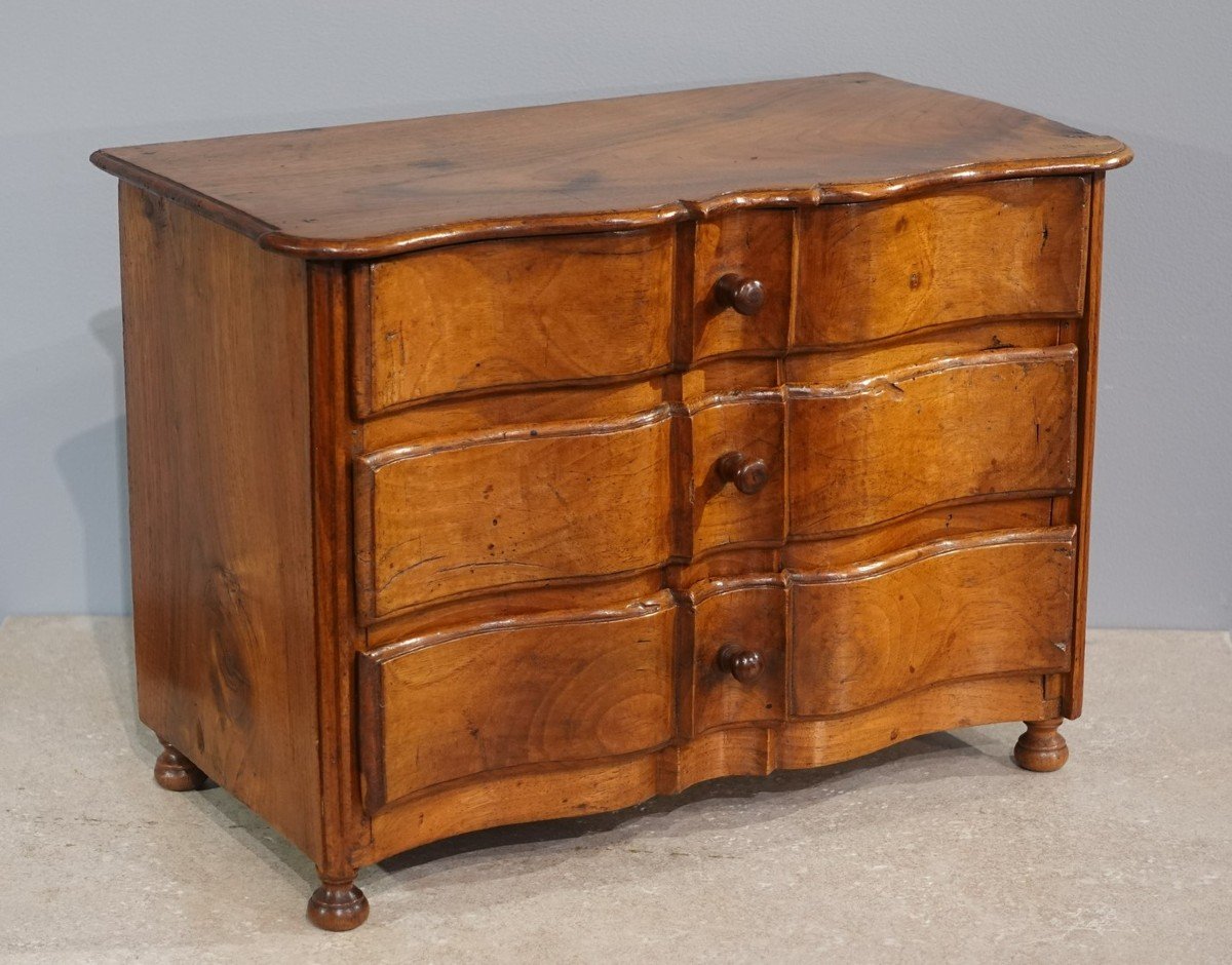 Proantic: 18th Century Walnut Master Chest Of Drawers