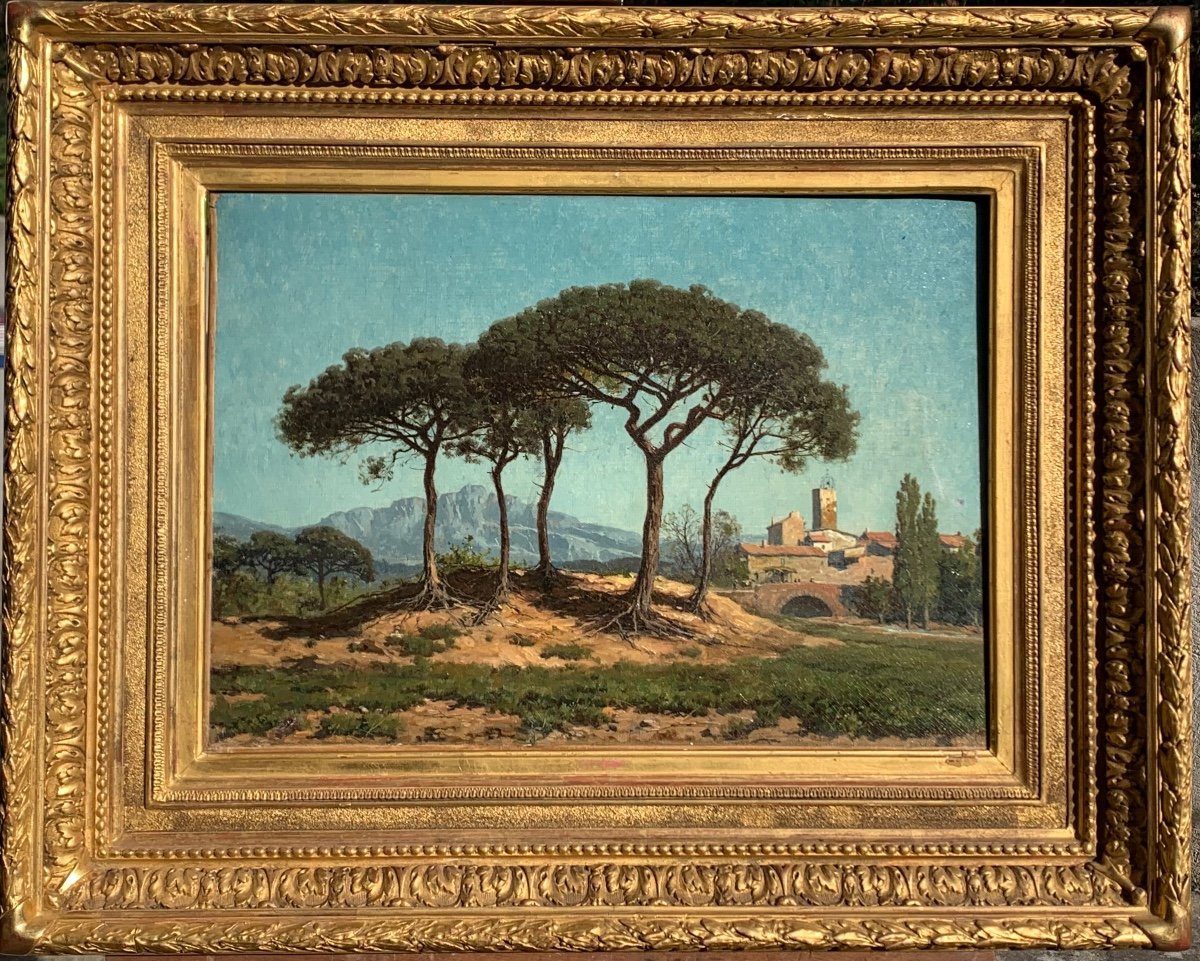 Proantic: William Baptiste Baird. Vue De Saint Raphaël. Hst 33x46
