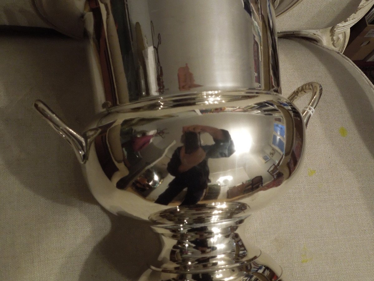 Proantic: Silver Metal Champagne Bucket