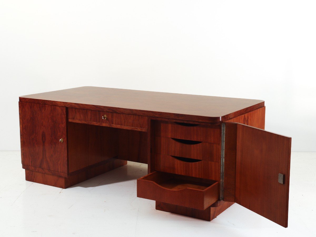 Proantic: Belgian Art Deco Executive Desk