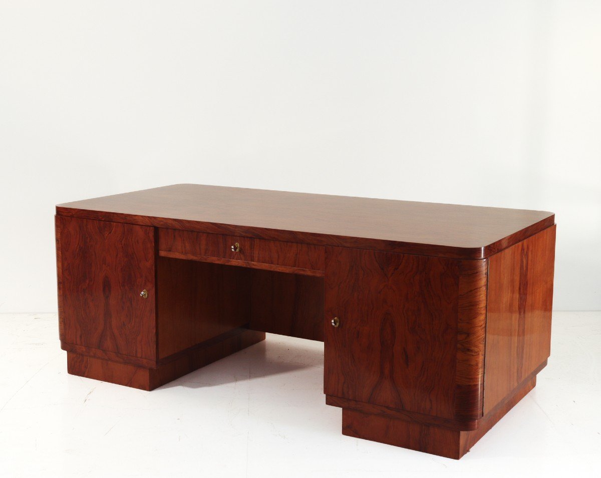 Proantic: Belgian Art Deco Executive Desk