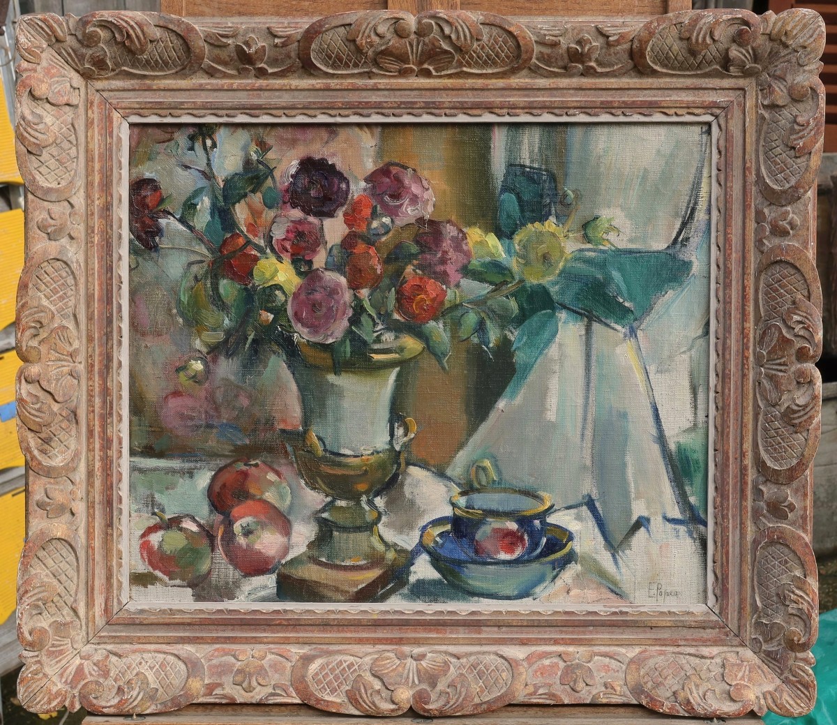 Proantic: Elena Popea (1885-1941). Still Life With Flowers