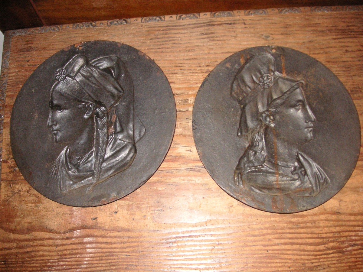 Proantic: "alsace-lorraine 1870" Medallions / Late 19th Century Cast I