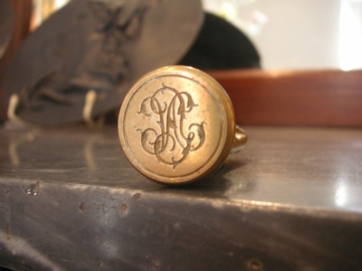 Proantic: Gilt Bronze Cachet-seal-stamp/venus De Milo