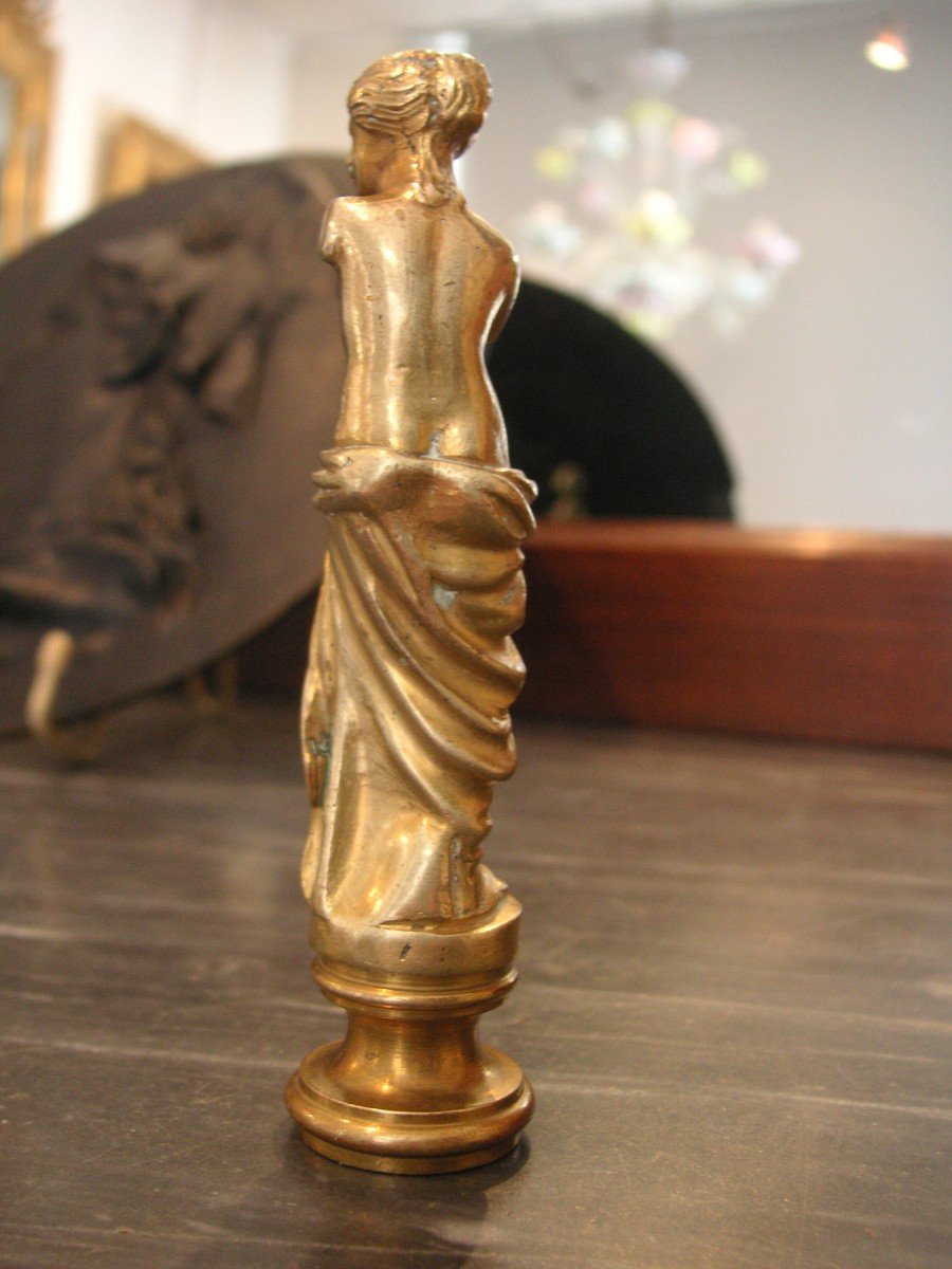 Proantic: Gilt Bronze Cachet-seal-stamp/venus De Milo