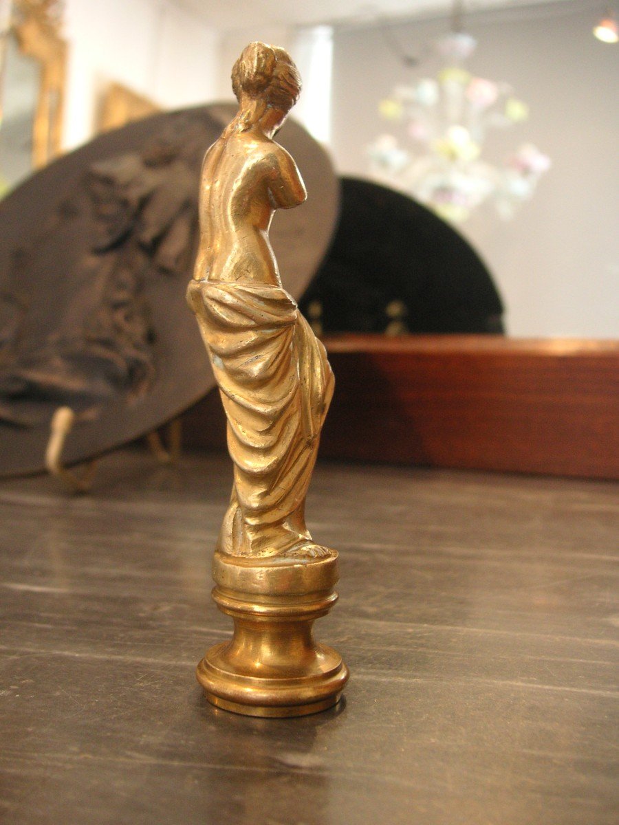 Proantic: Gilt Bronze Cachet-seal-stamp/venus De Milo