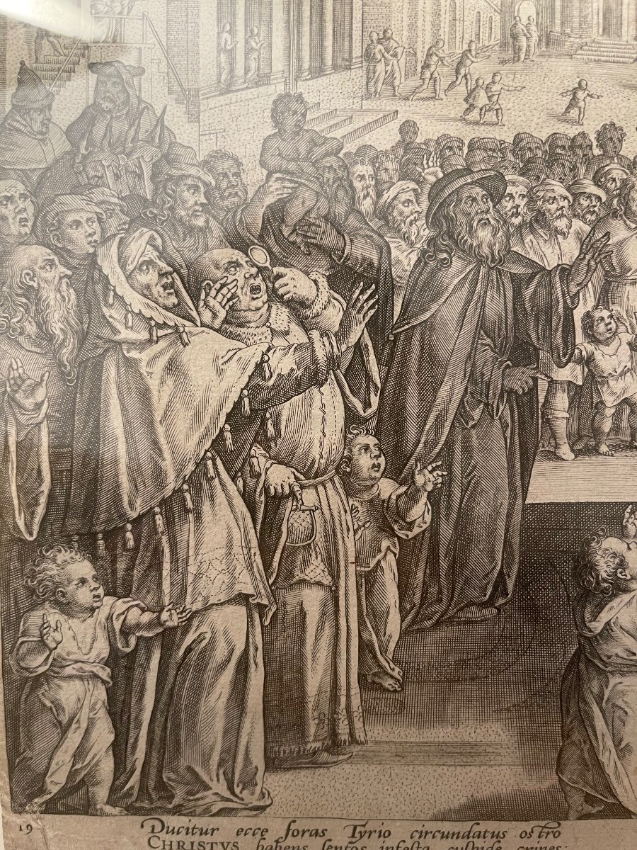 Proantic: Jan Van Der Straet. Adrian Collaert. 1580/1587. Print. Engra