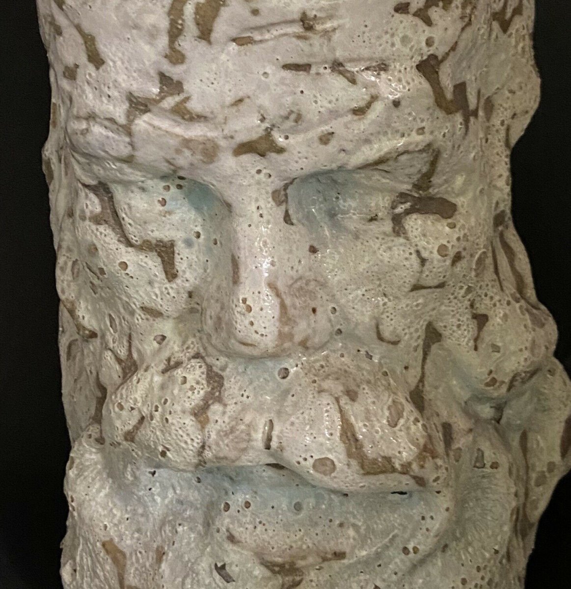 Proantic: Arthur Craco. Portrait De Charles Baudelaire. Céramique ém