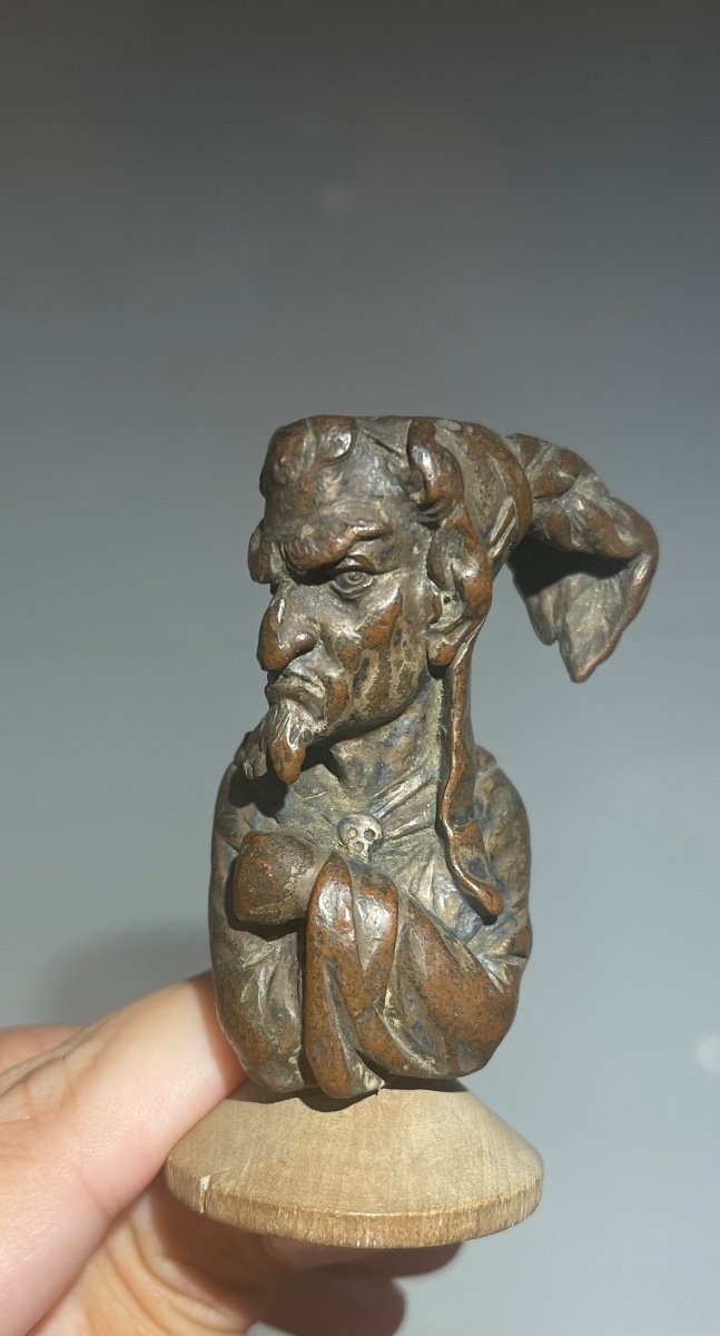Proantic: Weird Bronze. Grotesque Character. 18th/19th Century. Probab
