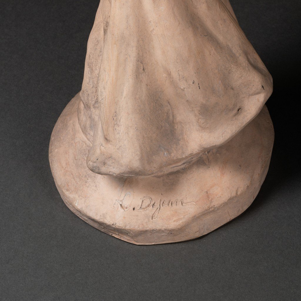 Proantic: Louis Dejean (1872-1953) 'elégante'- Epreuve En Terre Cuite