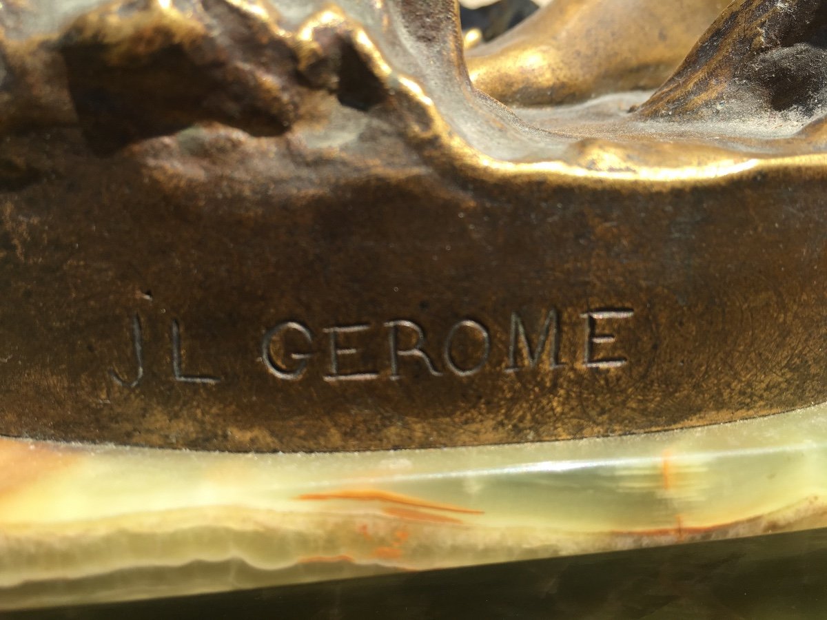 Proantic: Jean-Léon GEROME - Bronze, La Joueuse de Boules