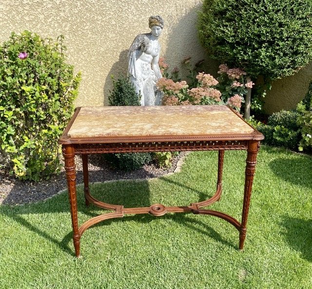 Proantic: Louis XVI Style Walnut Middle Table