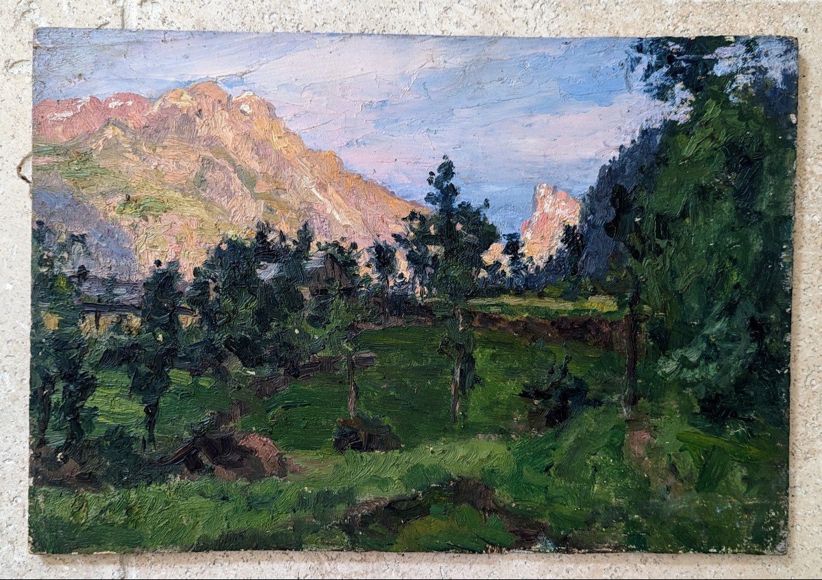 Proantic: Charles Martin-sauvaigo. The Alps, The Grande Chartreuse