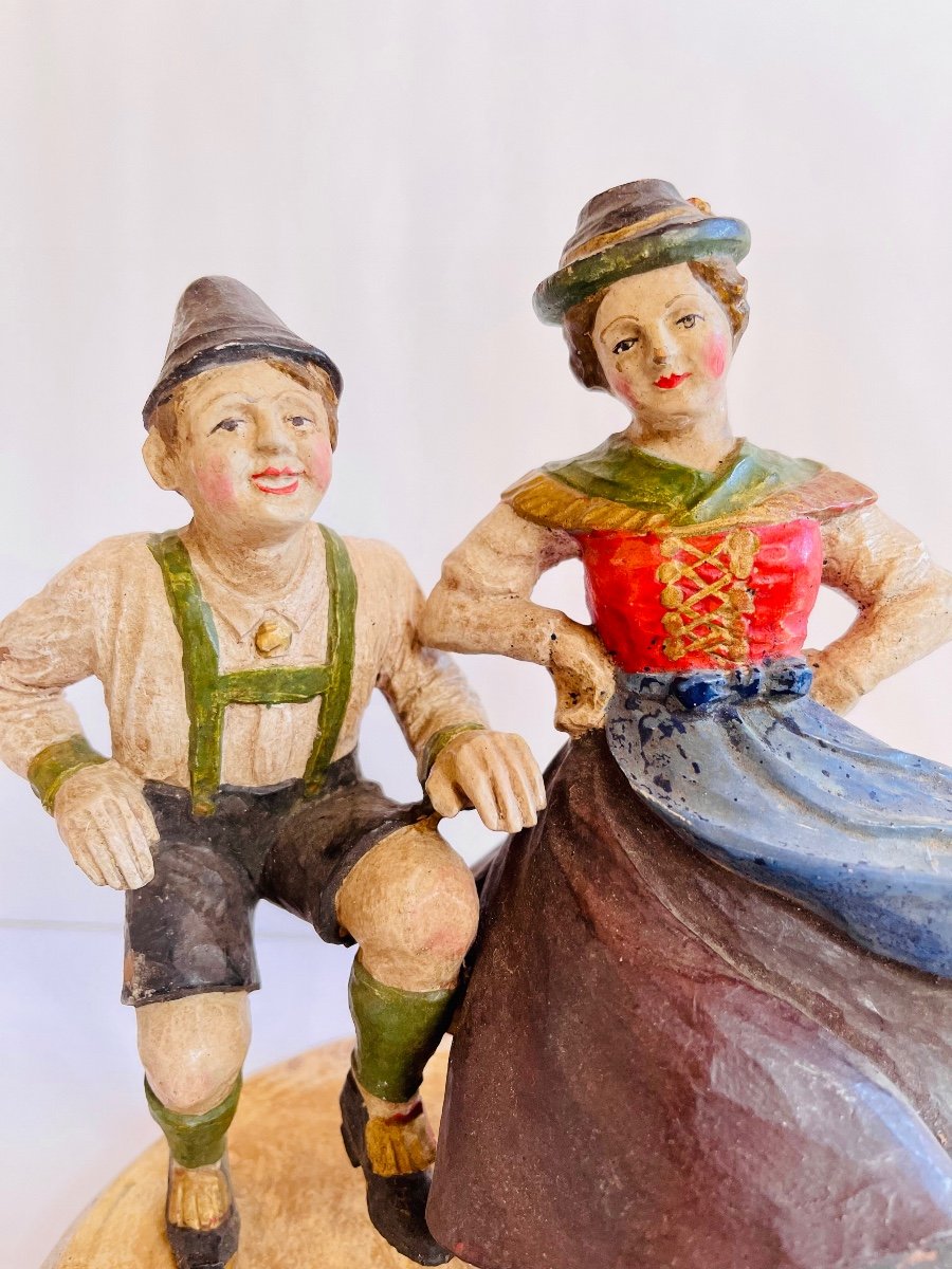 Proantic: Couple Of Tyrolean Dancers - Popular Art