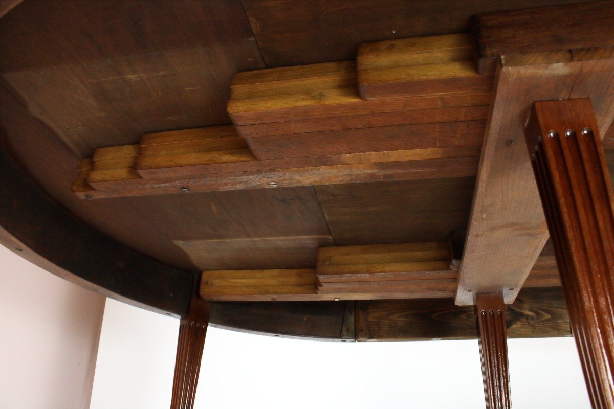 Proantic: Late 18th Century Louis XVI Mahogany Oval Extendable Dining Proantic: Late 18th Century Louis XVI Mahogany Oval Extendable Dining