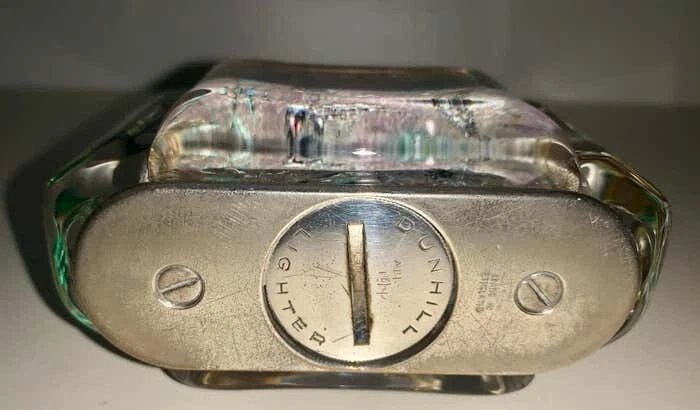 Proantic: Briquet de table vintage rare, demi-géant, Dunhill Aquarium,