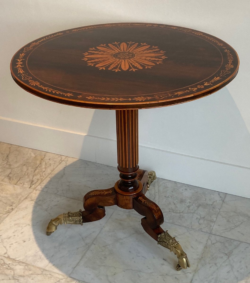 Proantic: Charles X Pedestal Table