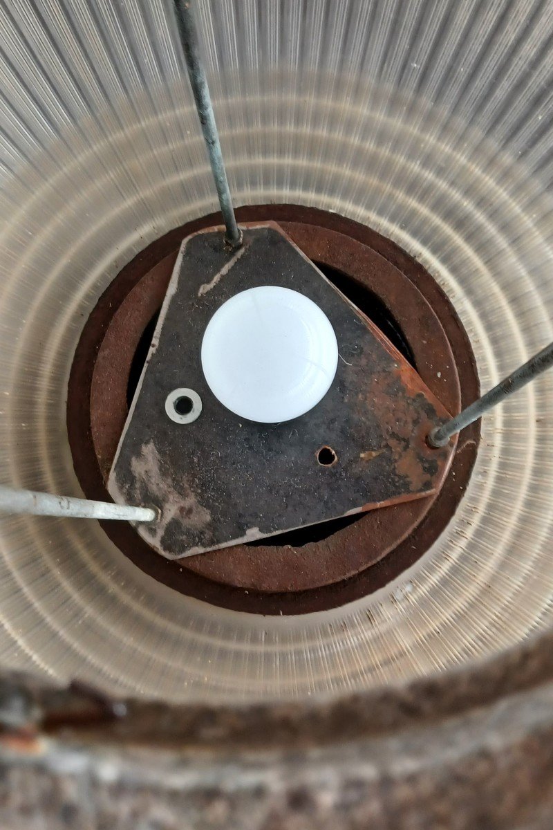 Proantic: Old Holophane Lamp
