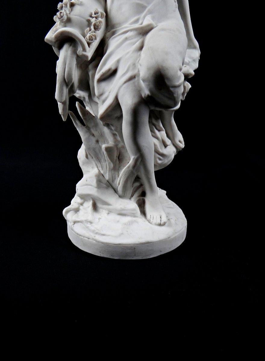 Proantic: Art Nouveau Biscuit Porcelain Sculpture Signed By Edouard Dr
