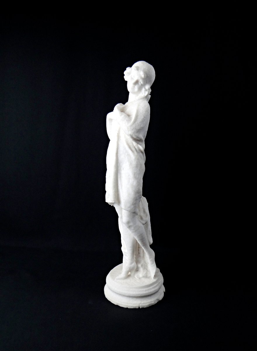 Proantic: Art Deco Statue Of An Elegant Woman From The Early 20th Cent
