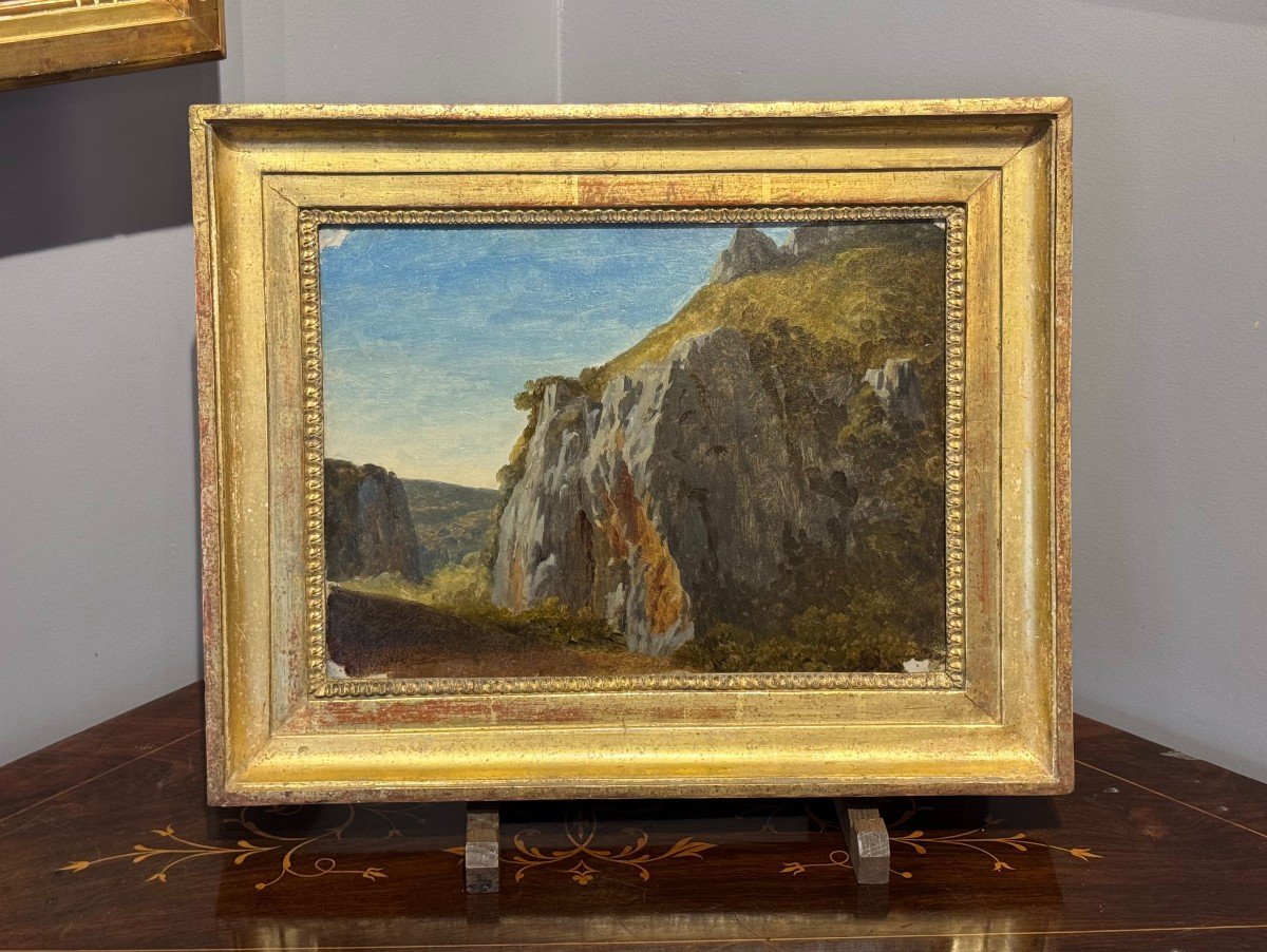 Proantic: Gilles François Joseph CLOSSON (1796-1842) - Falaises en Ita
